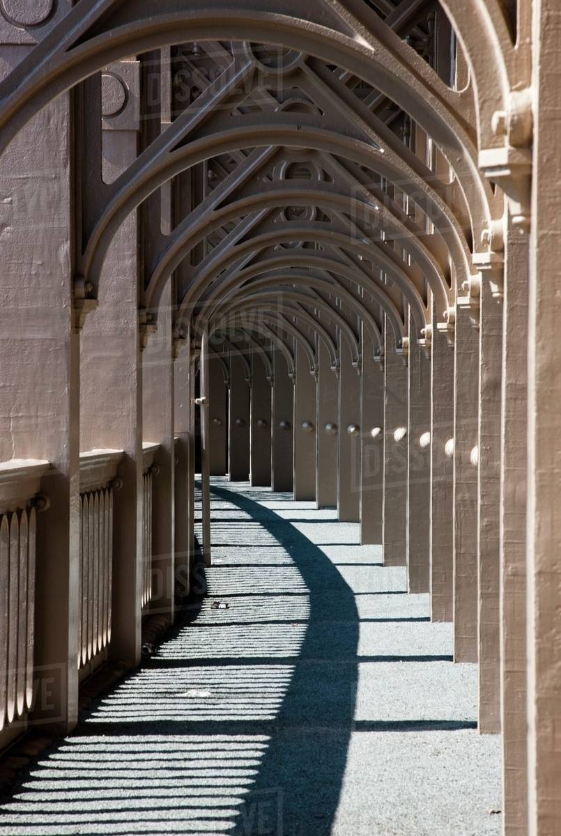 Arched Walkway - Royalty-free Stock Photo | Dissolve