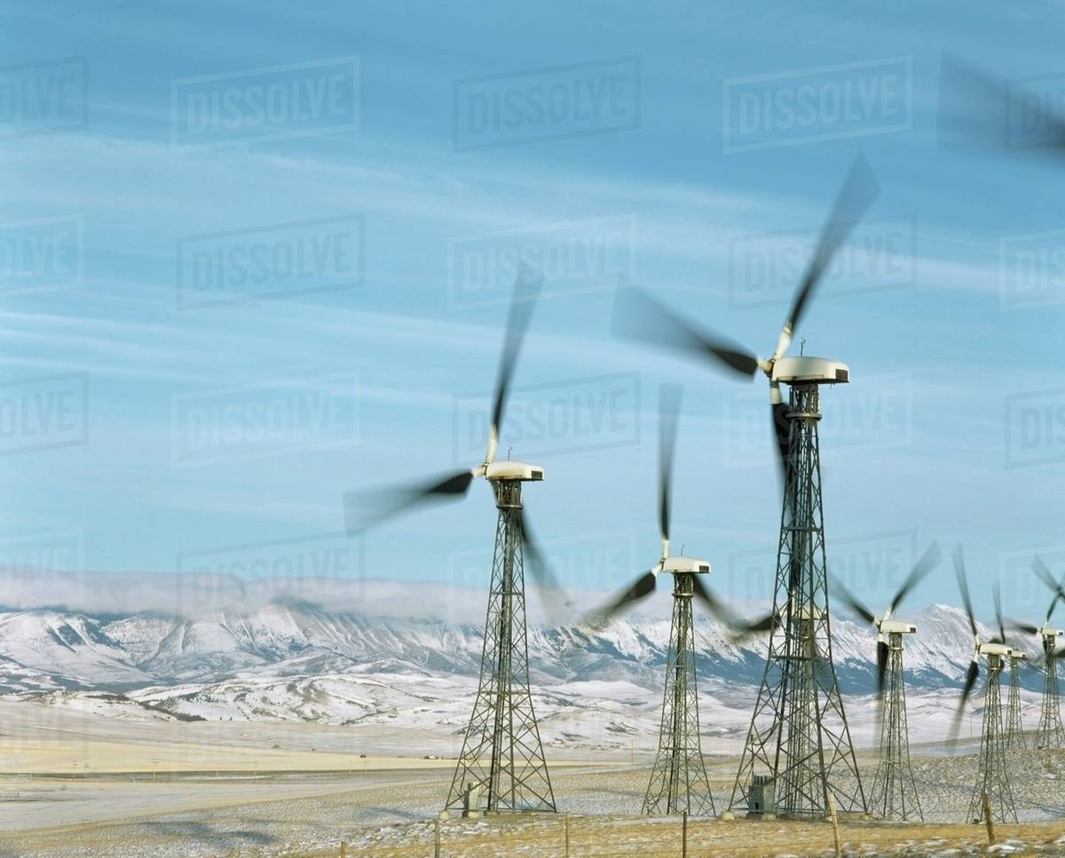 Wind Turbines - Stock Photo - Dissolve