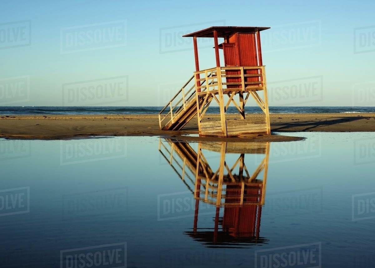 Lifeguard Tower - Royalty-free Stock Photo | Dissolve