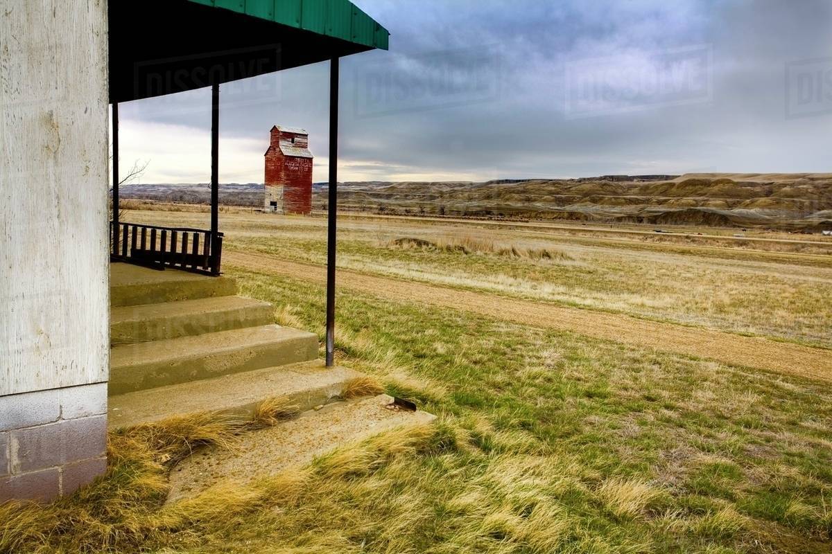 Farm Structures In Rural Area - Stock Photo - Dissolve