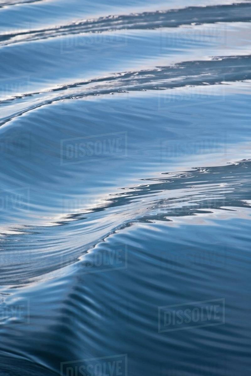 Water Patterns Of Boat Wake - Royalty-free Stock Photo | Dissolve