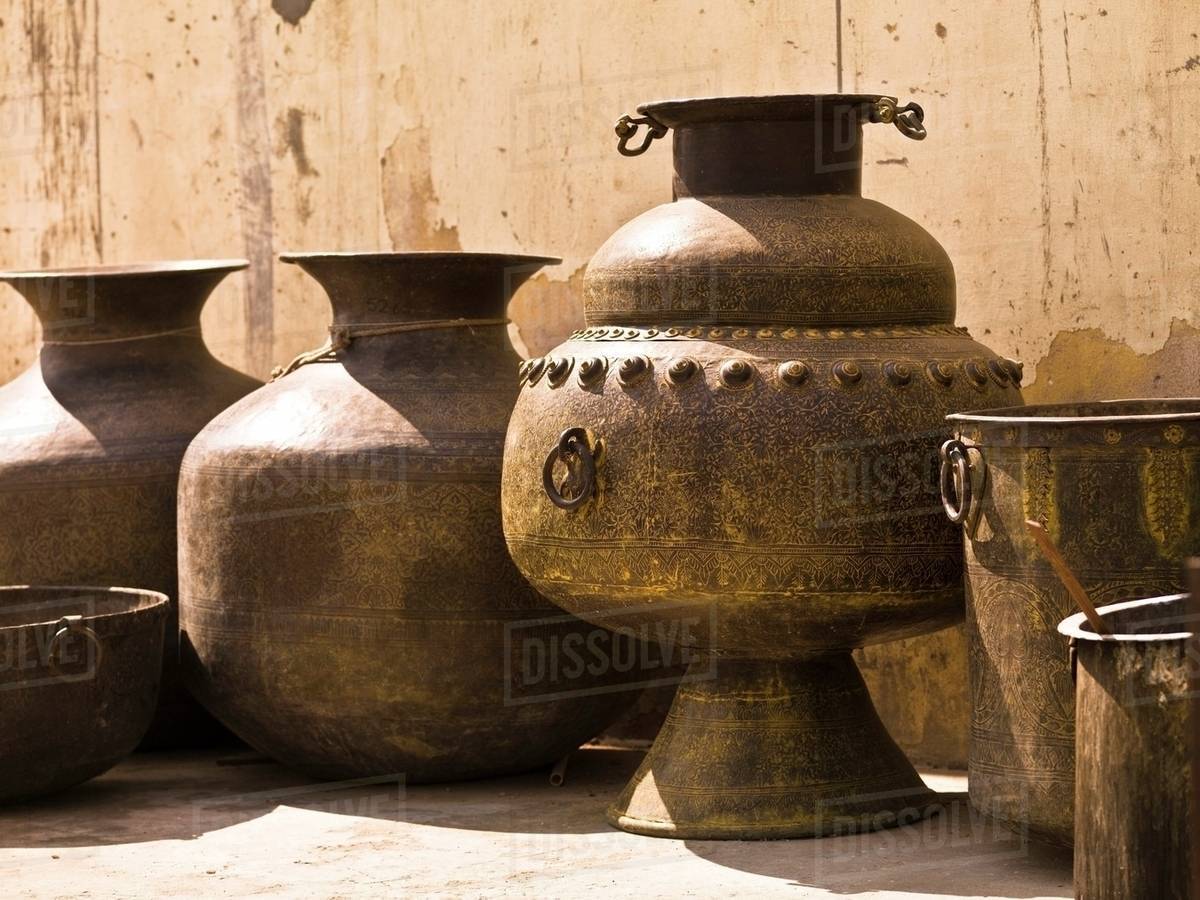 Hand Crafted Jugs, Jaipur, India - Royalty-free Stock Photo | Dissolve
