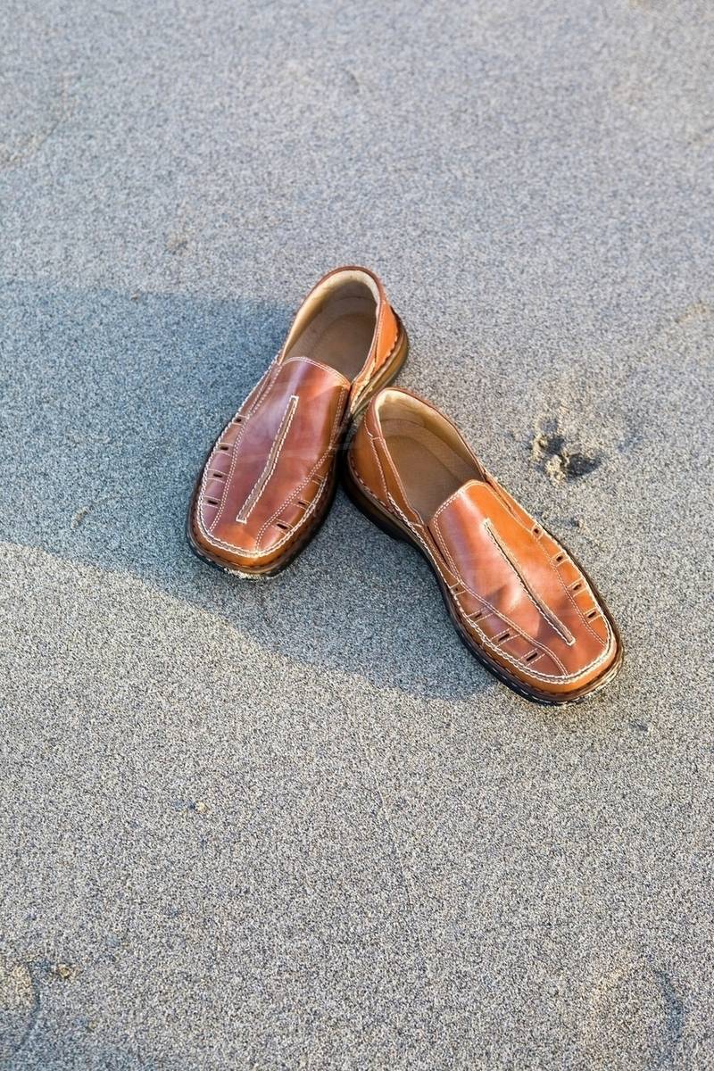 Shoes On Sand - Royalty-free Stock Photo | Dissolve