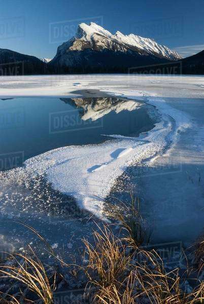 Mount Rundle, Banff National Park, Banff, Alberta - Royalty-free Stock ...