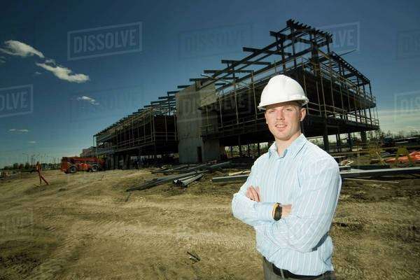 Man On A Job Site - Stock Photo - Dissolve