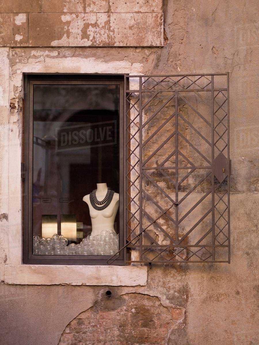 Mannequin In Window, Venice, Italy - Royalty-free Stock Photo | Dissolve