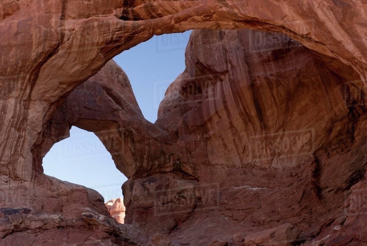 Double Arch, Moab, Utah, Usa - Royalty-free Stock Photo | Dissolve