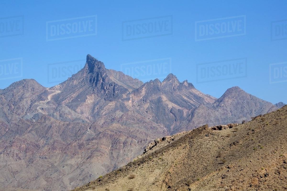 Jabal Dhawi, Sultanate Of Oman; Mountains - Royalty-free Stock Photo ...