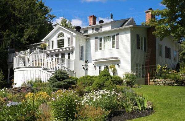 House Backyard - Royalty-free Stock Photo | Dissolve