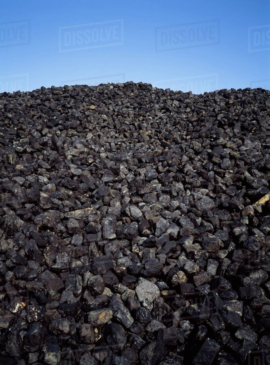 Mining, Coal Heap; Co Sligo, Ireland - Royalty-free Stock Photo | Dissolve