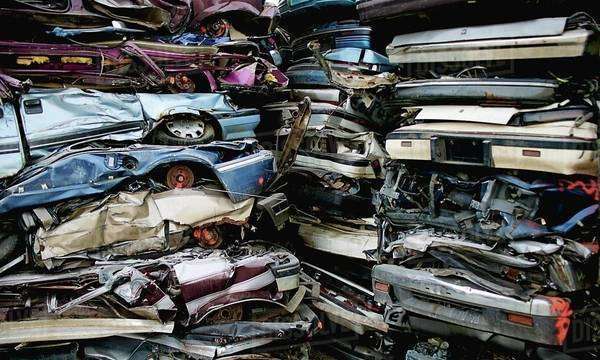 Crushed Cars - Royalty-free Stock Photo | Dissolve