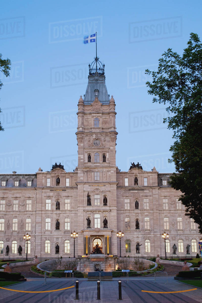 Quebec Parliament Buildings; Quebec, Quebec City, Canada - Royalty-free ...