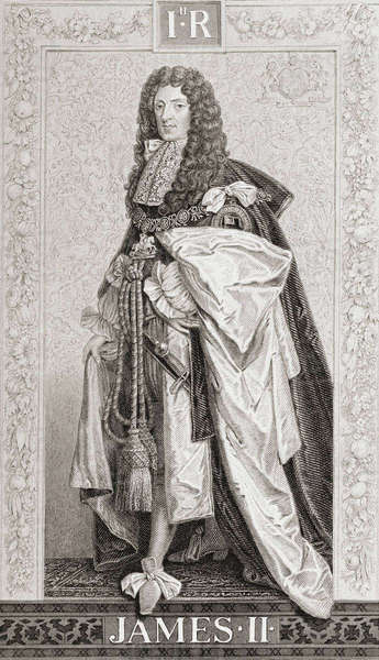 James II & VII , 1633 – 1701. King of England and Ireland as James II ...