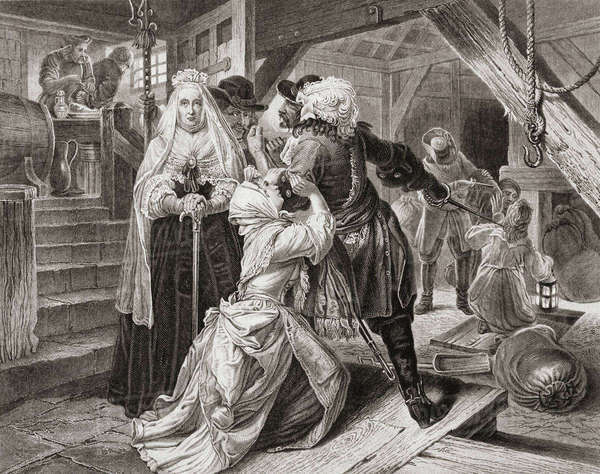 The Arrest of Alice Lisle. Lady Alice Lisle, c.1617 – 1685. Commonly ...