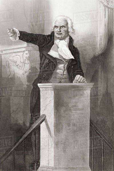 Georges Jacques Danton, 1759 – 1794. Leading figure in the early stages ...