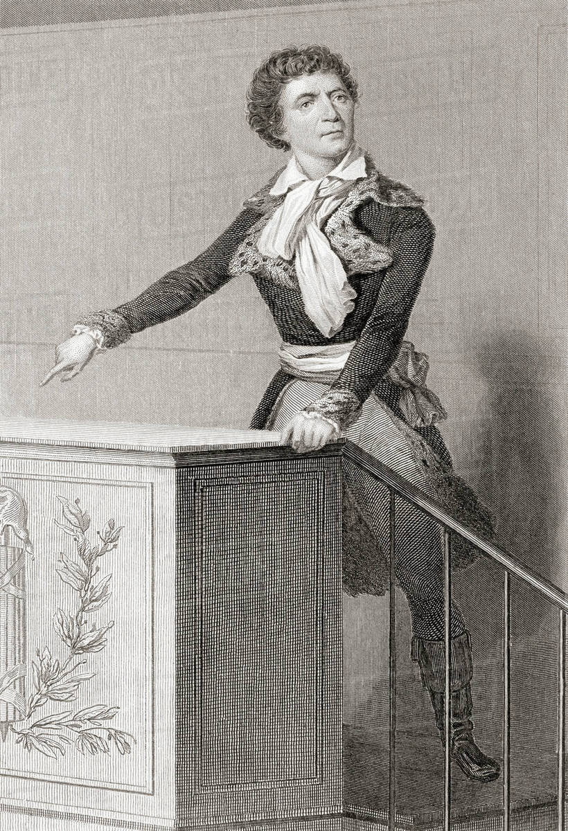 Jean-Paul Marat, 1743 –1793. French physician, scientist, radical ...