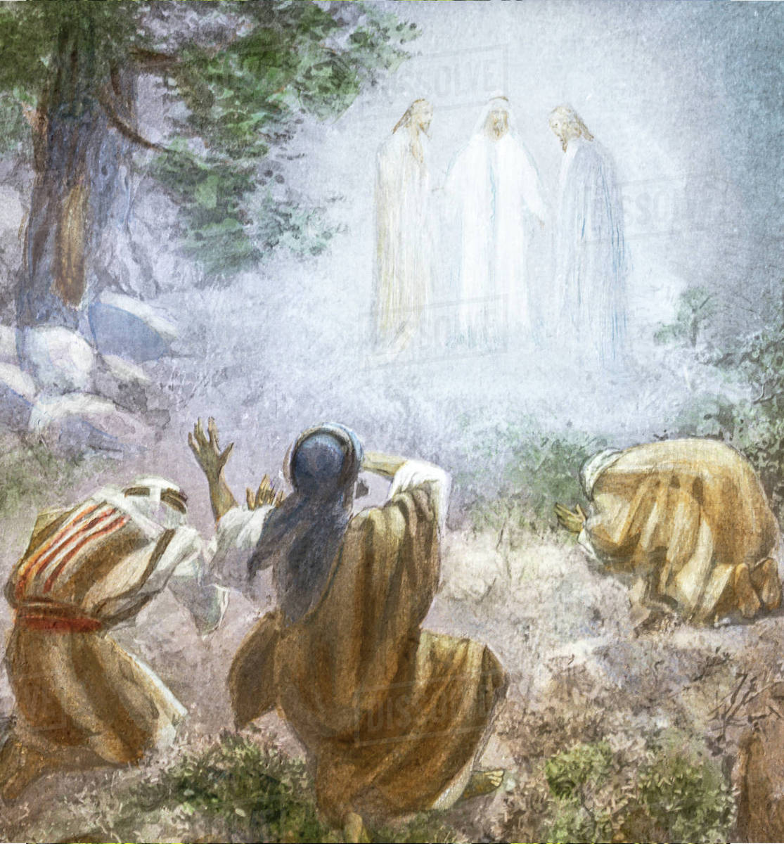 A Hand Coloured Magic Lantern Slide Circa 1900. Series The Life Of ...