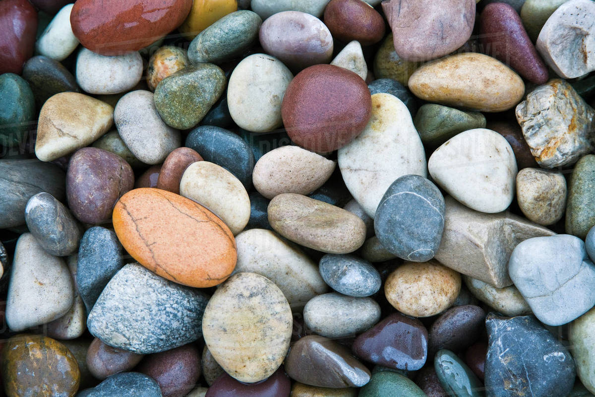 Close-Up Of Multi-Colored Stones. - Royalty-free Stock Photo | Dissolve