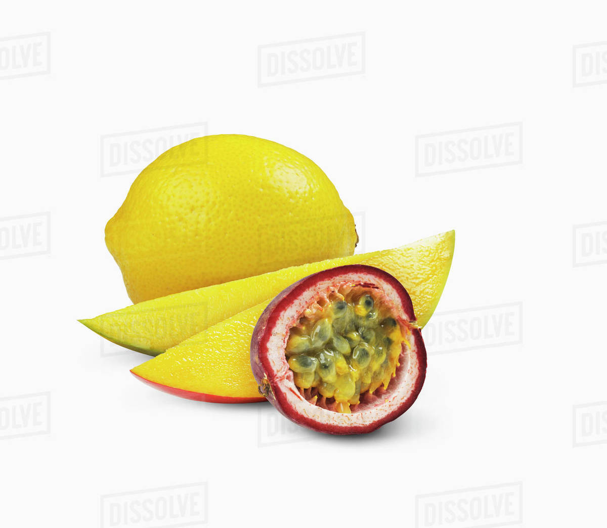 Lemon, Mango And Passion Fruit; Toronto, Ontario, Canada - Royalty-free ...