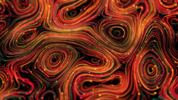 Abstract Neon Swirls. Seamless Looping Background. - Stock Video ...