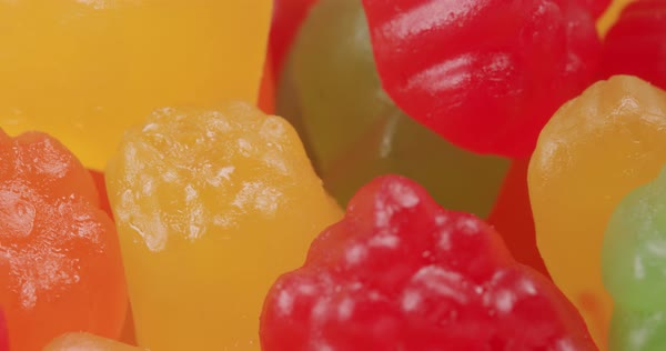 Assorted gummy, jelly candies - 4K Royalty-free Stock Video Footage ...