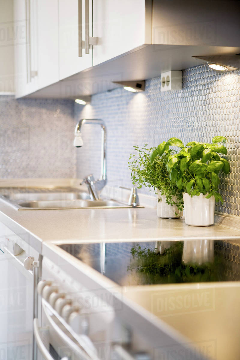 Kitchen counter with sink - Royalty-free Stock Photo | Dissolve