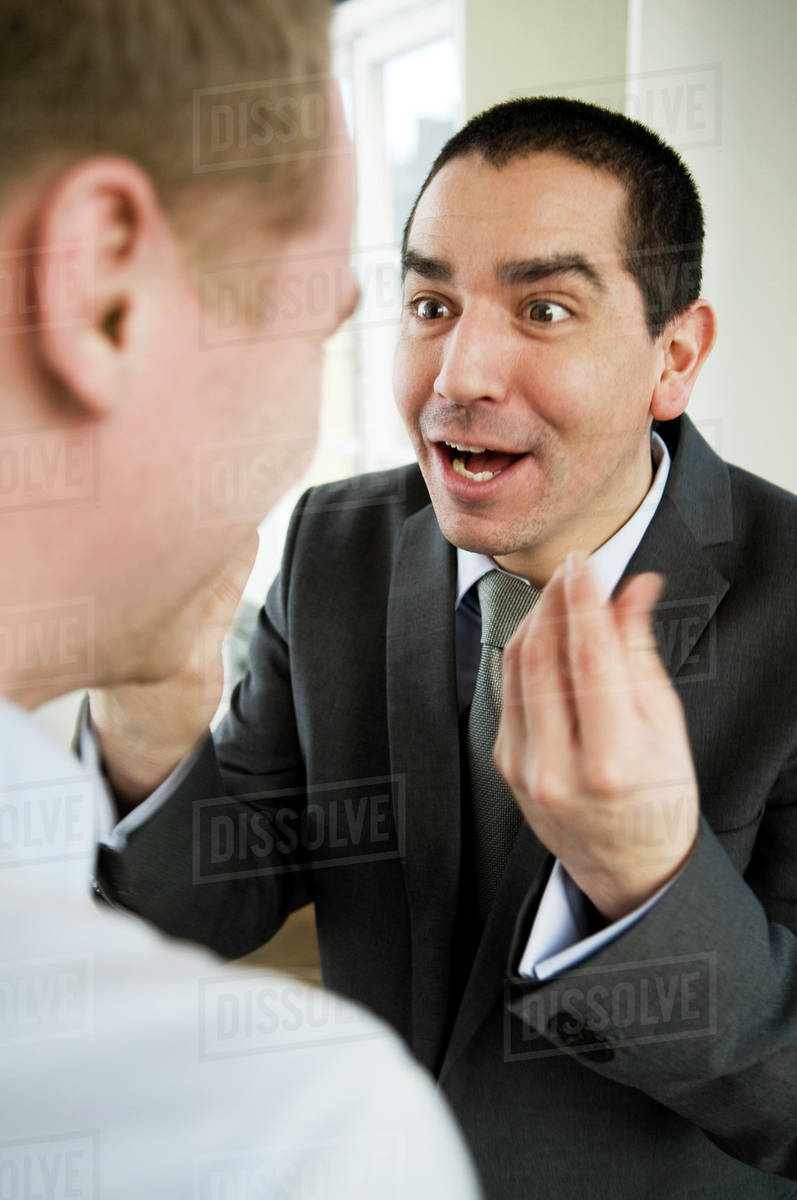 Man gesticulating - Royalty-free Stock Photo | Dissolve