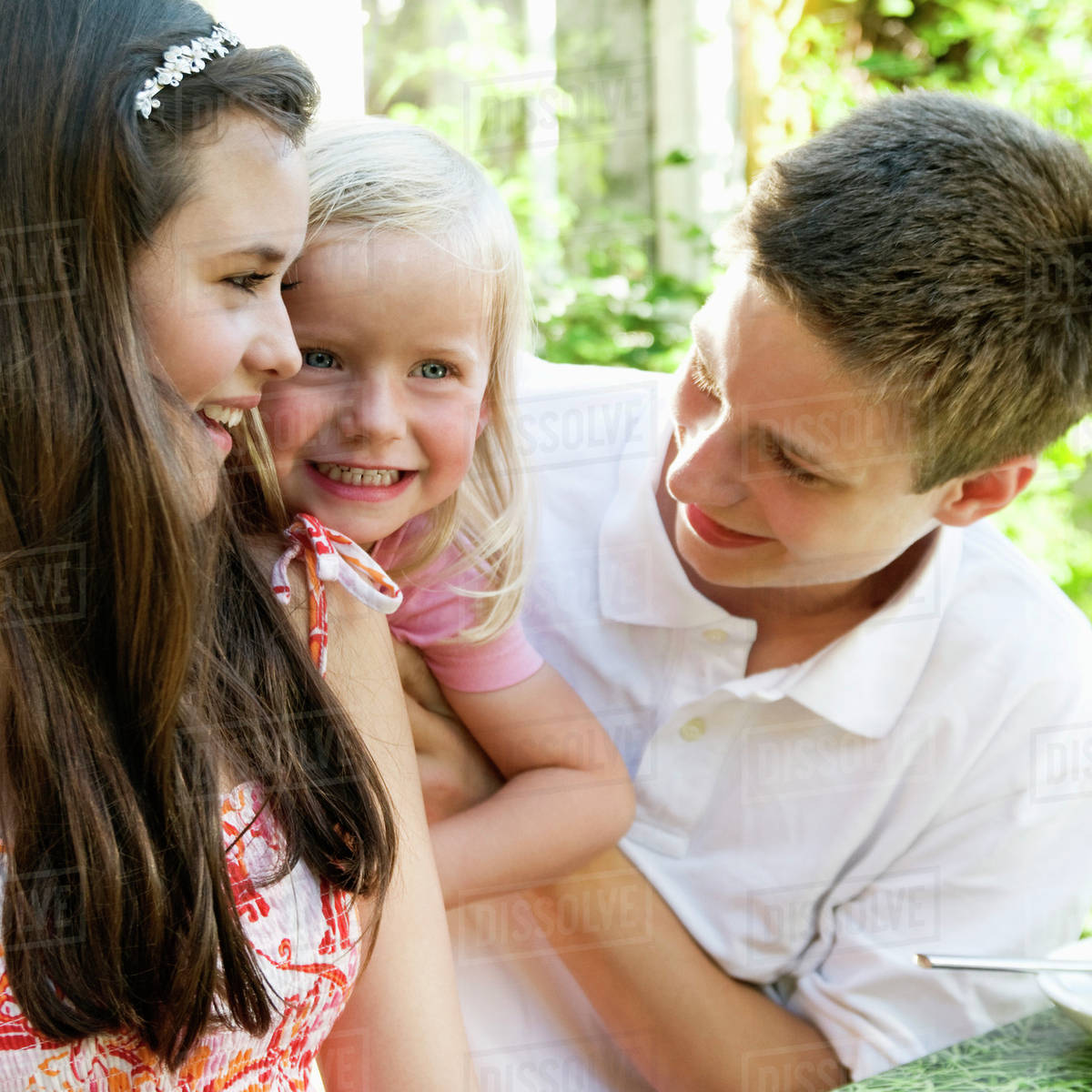 Siblings together - Royalty-free Stock Photo | Dissolve
