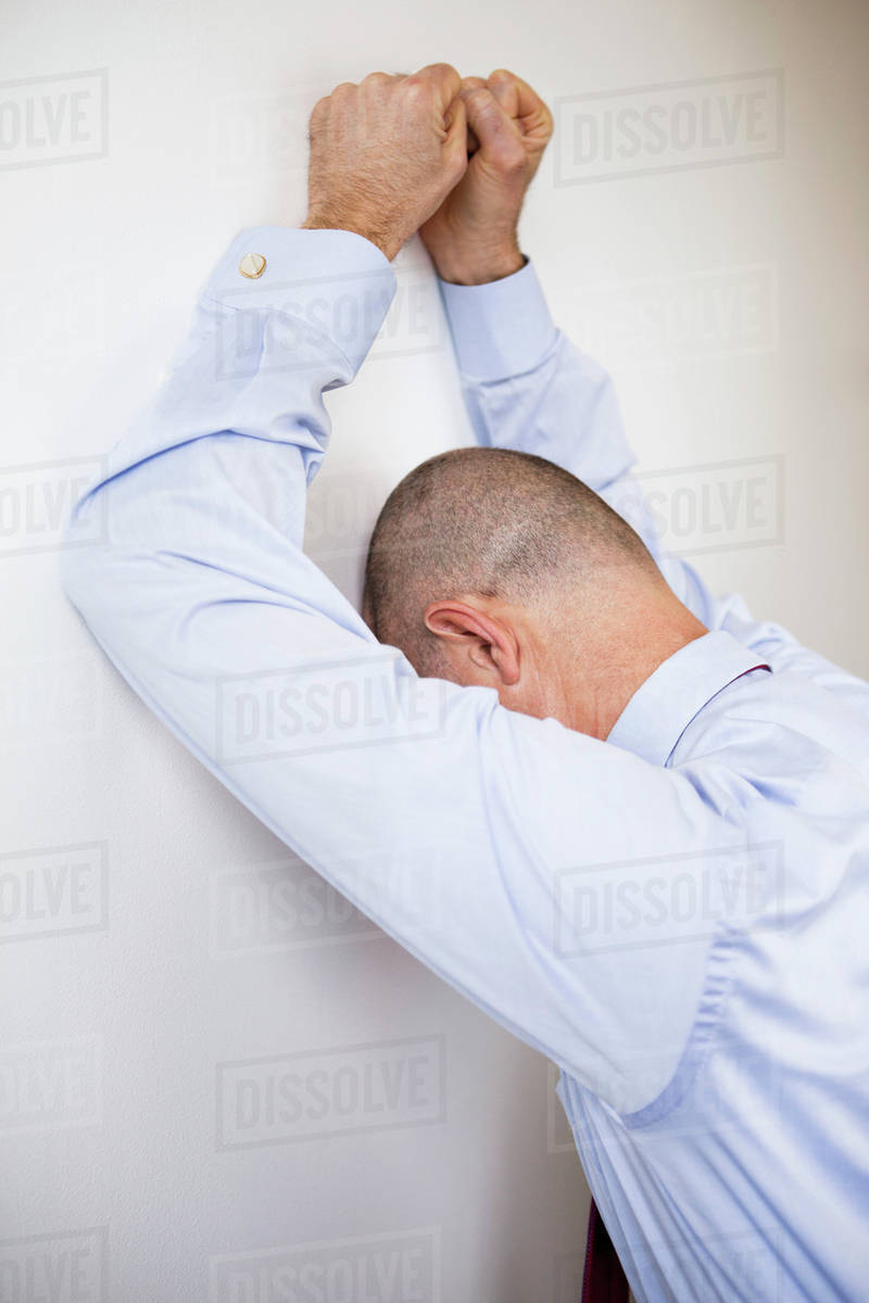 Stressed man - Royalty-free Stock Photo | Dissolve