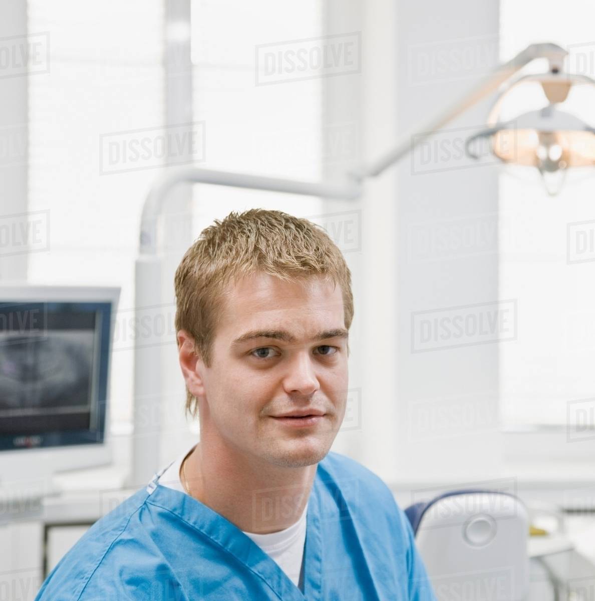 Portrait of a male dentist - Royalty-free Stock Photo | Dissolve