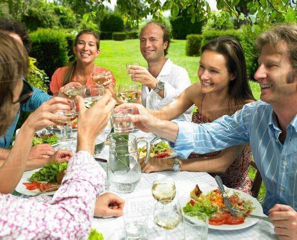 Lunch in the garden - Stock Photo - Dissolve
