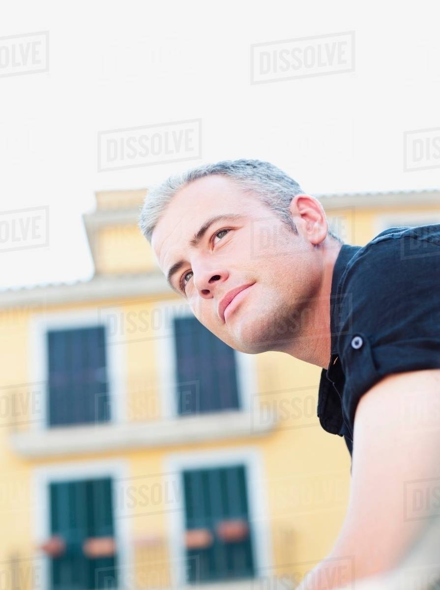 Man looking around - Royalty-free Stock Photo | Dissolve