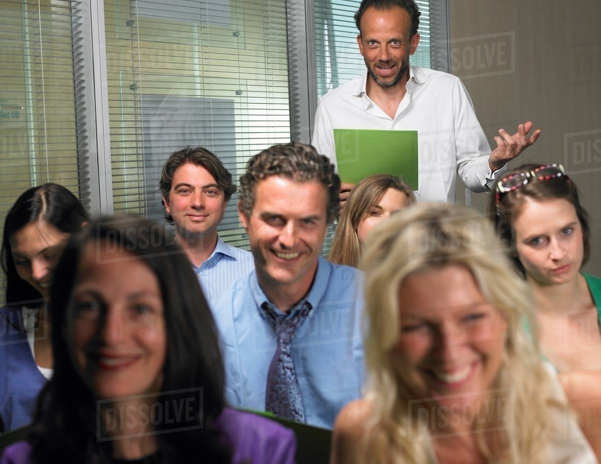 Man standing, asking a question - Stock Photo - Dissolve