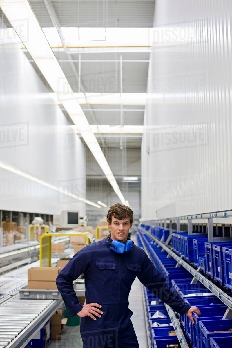 Workman at workplace - Royalty-free Stock Photo | Dissolve