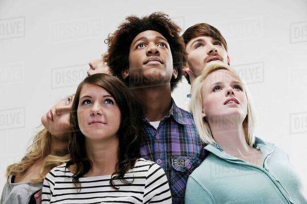 Group of 6 young people - Royalty-free Stock Photo | Dissolve