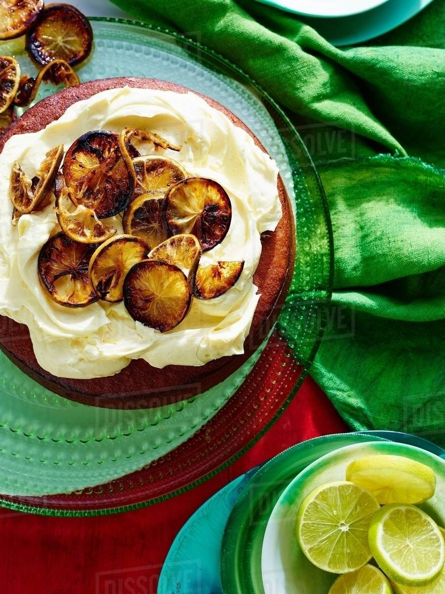 Flourless Lime Almond Cake - Royalty-free Stock Photo | Dissolve