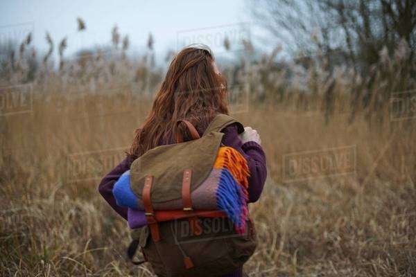 Man in countryside - Stock Photo - Dissolve