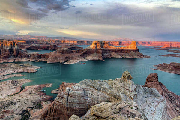 Glen Canyon National Recreational Area, Big water, Utah, USA - Royalty ...