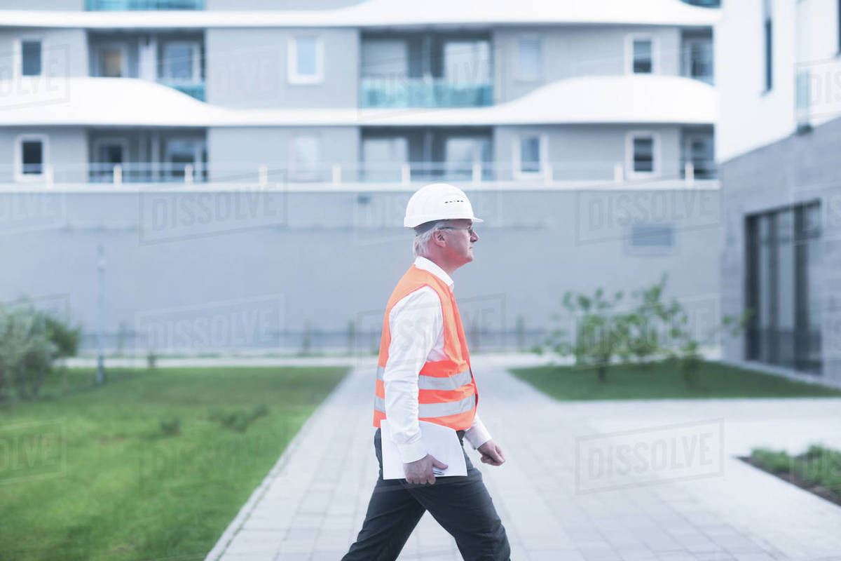 Construction worker on site - Stock Photo - Dissolve