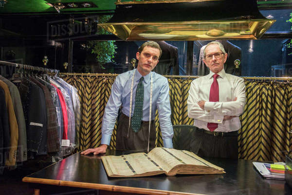 Two tailors in traditional tailors shop, portrait - Royalty-free Stock ...