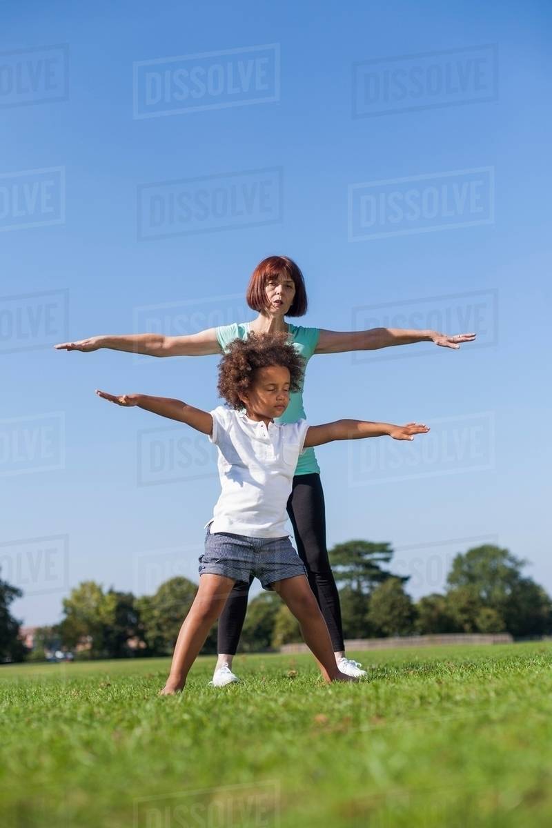 Older woman playing with granddaughter - Royalty-free Stock Photo ...