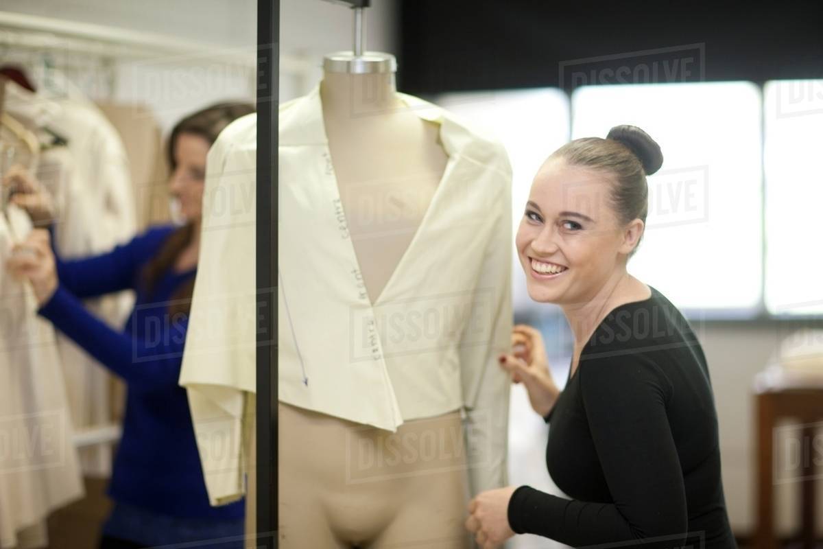 Fashion design students in class - Royalty-free Stock Photo | Dissolve