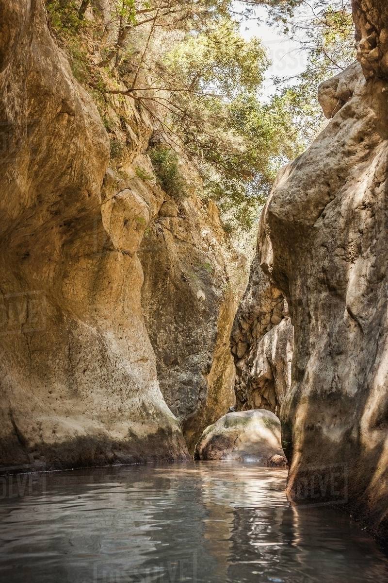 Potami waterfalls in Samos, Greece - Royalty-free Stock Photo | Dissolve