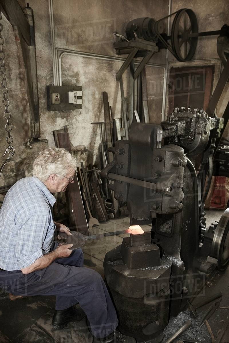 Blacksmith at work - Royalty-free Stock Photo | Dissolve