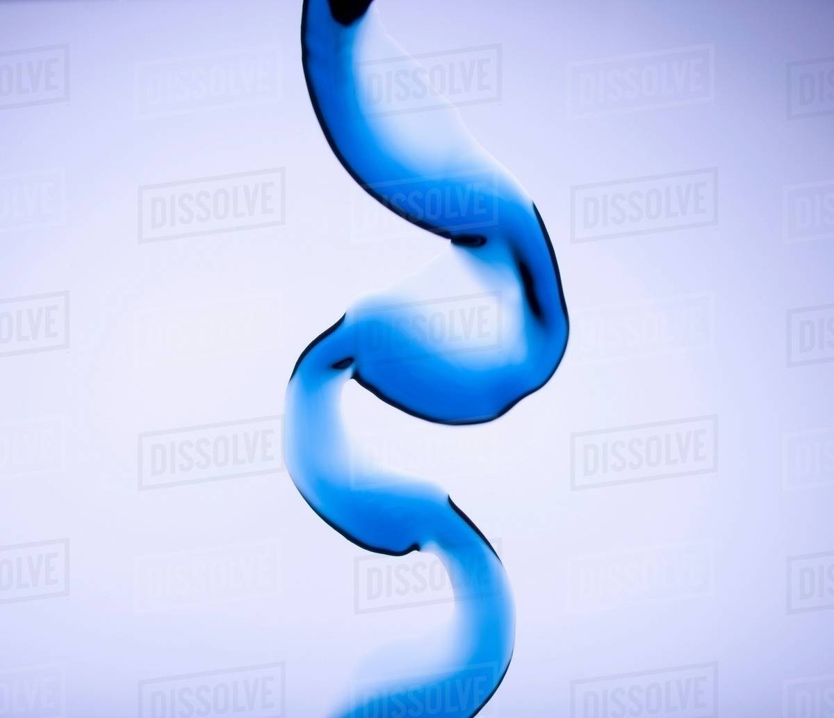 Close up of blue water stream - Stock Photo - Dissolve
