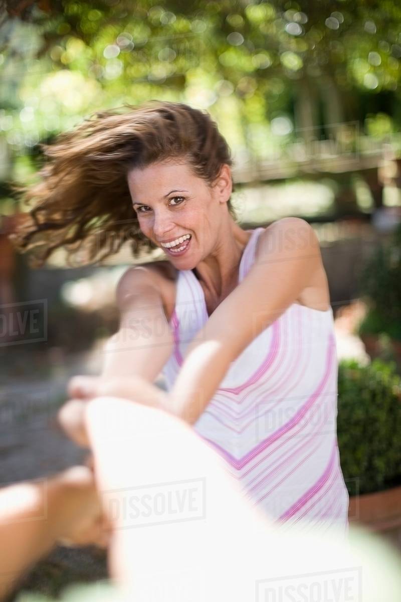 Woman having fun - Royalty-free Stock Photo | Dissolve