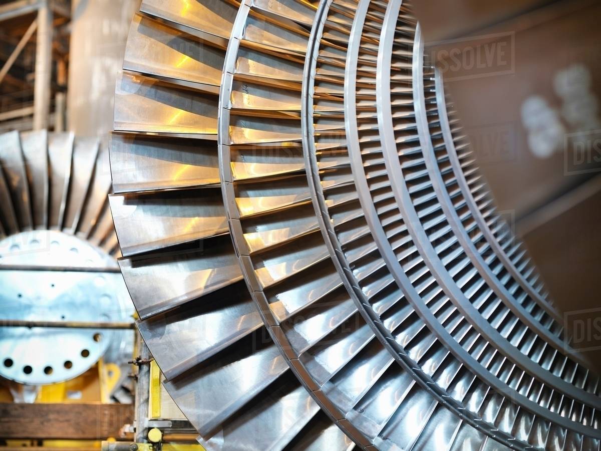 Turbines in power station - Stock Photo - Dissolve