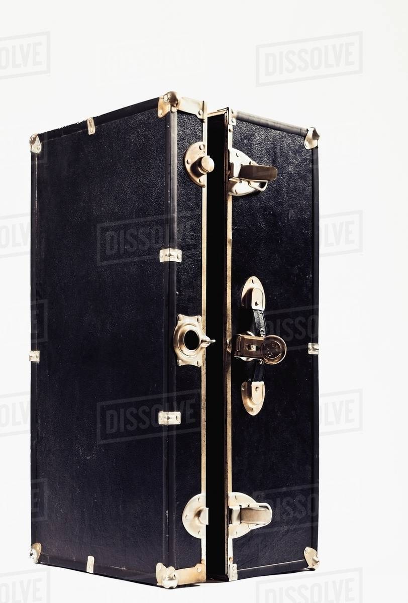 Close up of black and gold trunk - Royalty-free Stock Photo | Dissolve
