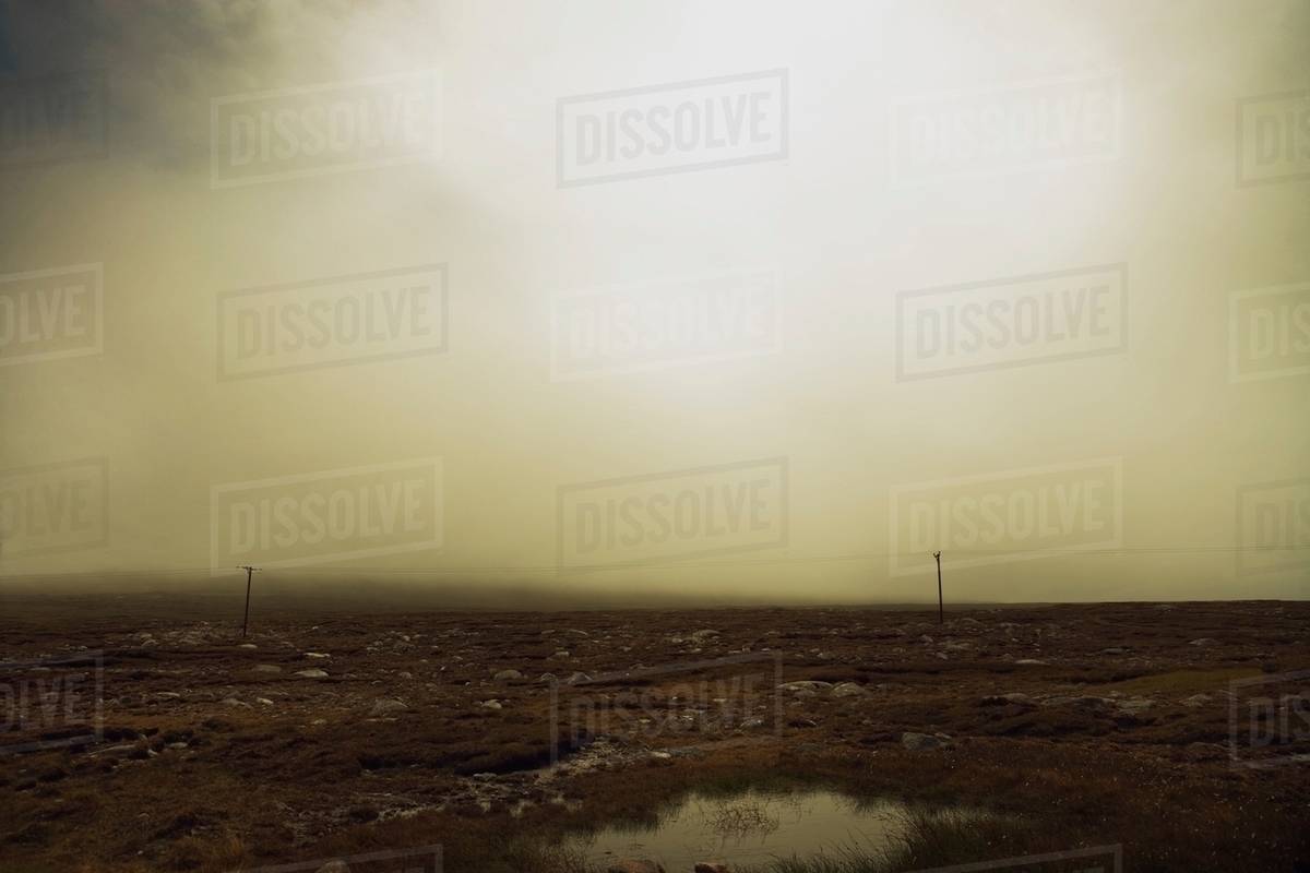 Desolate moor, Isle of Lewis, West Coast, Scotland - Royalty-free Stock ...