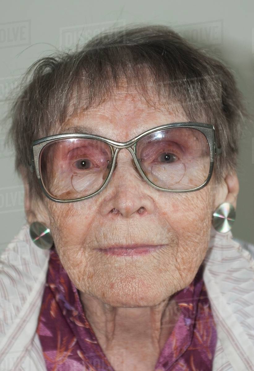 Portrait of a 92 year old woman - Royalty-free Stock Photo | Dissolve